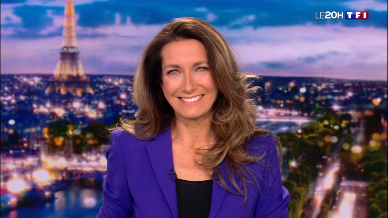 Anne-Claire Coudray Le 20H TF1 le 02.04.2023 - Les Caps de TomA