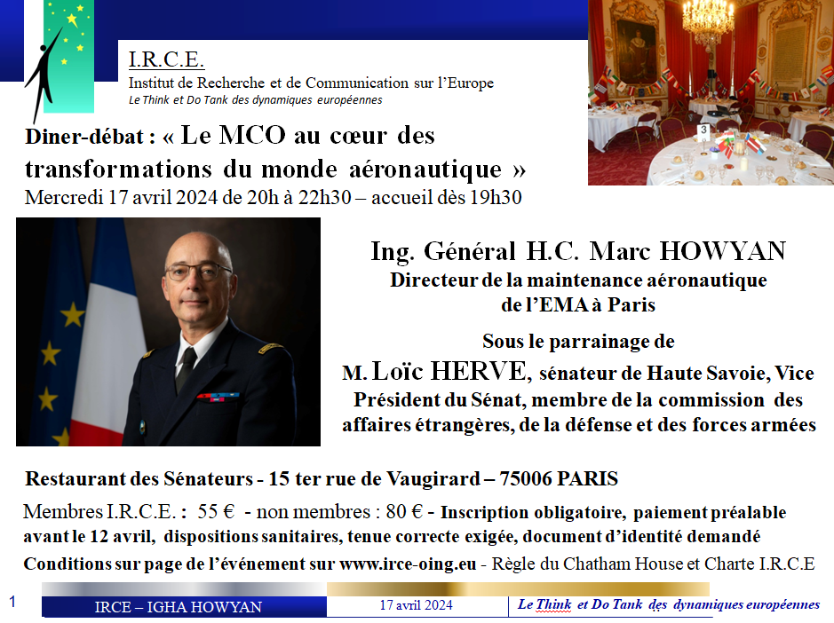 Diner-débat : « Le MCO au cœur des transformations du monde ...